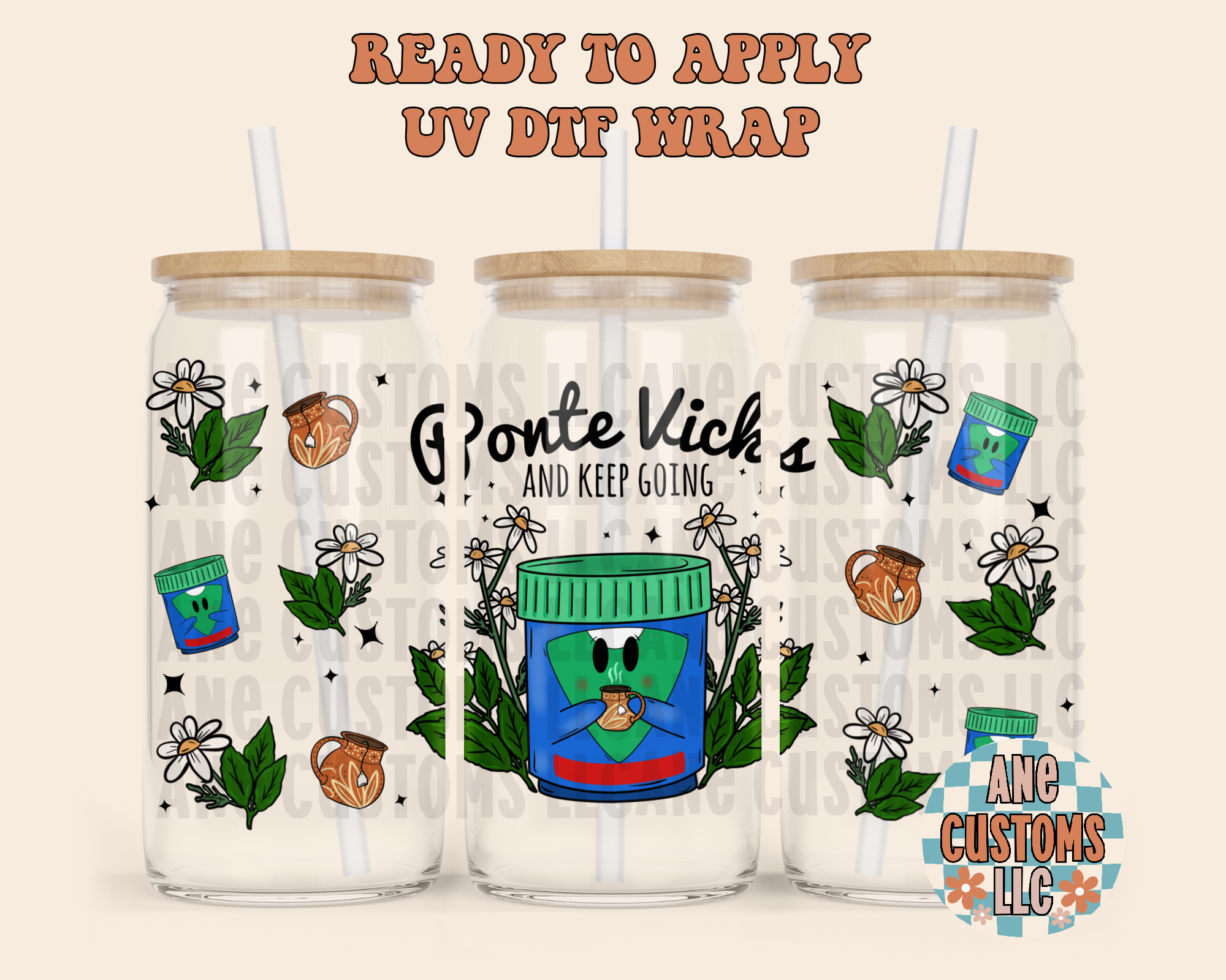 Ponte vicks UVDTF WRAP – ANECUSTOMS