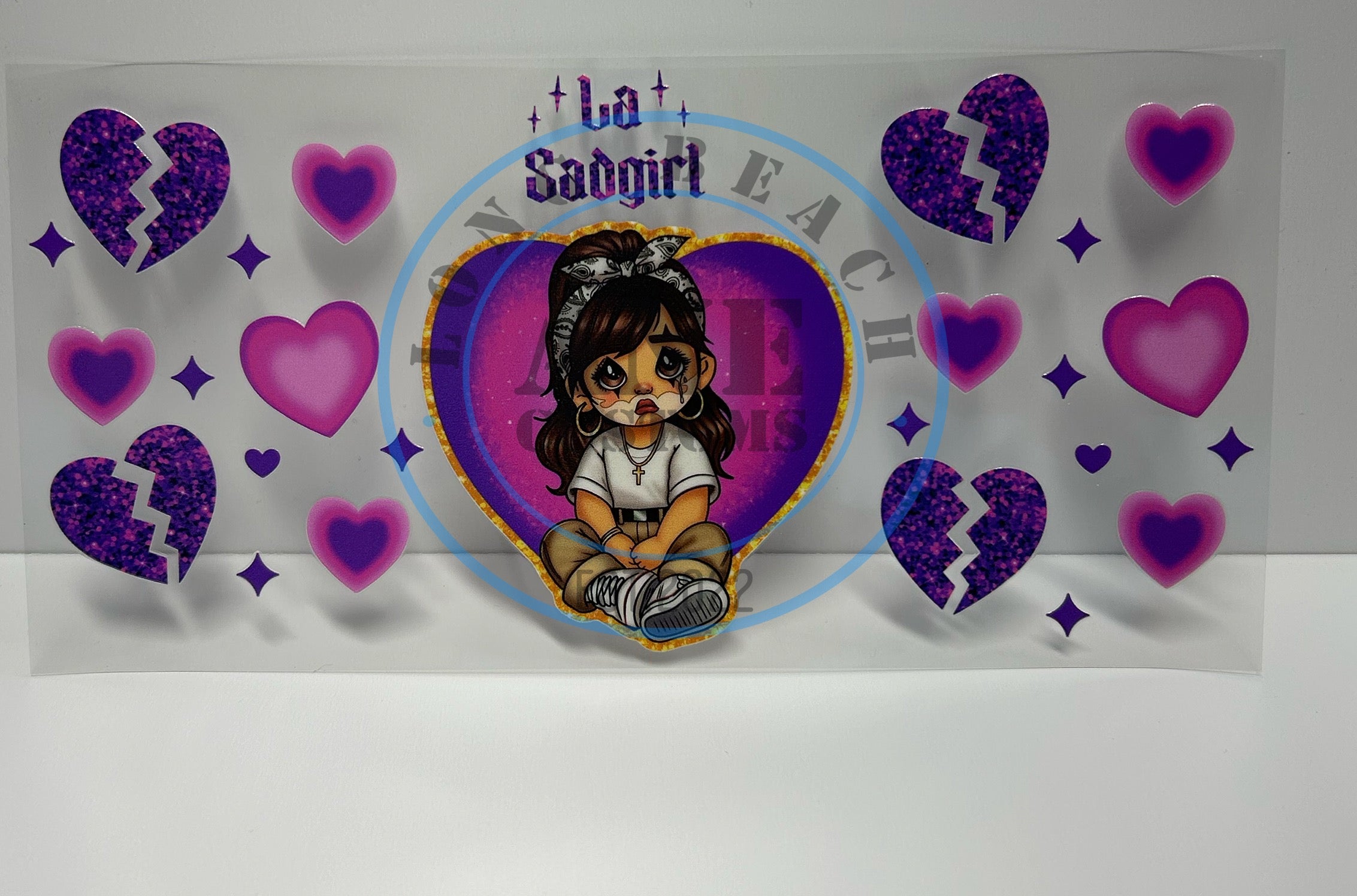La sad girl pruple UVDTF WRAP – ANECUSTOMS