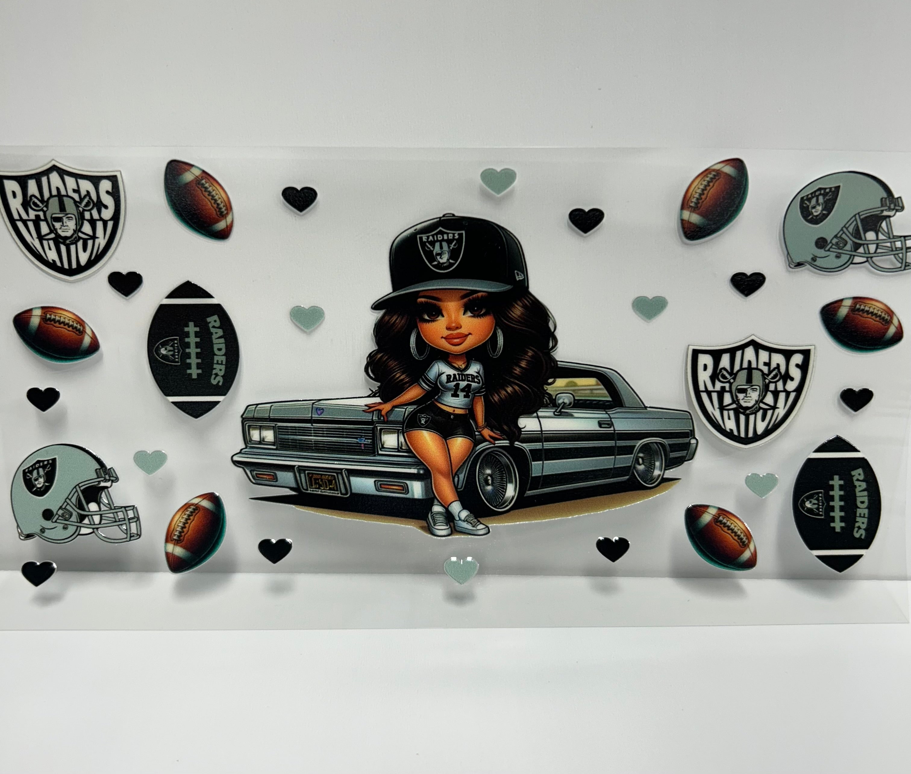 Lowrider girl R UVDTF WRAP – ANECUSTOMS