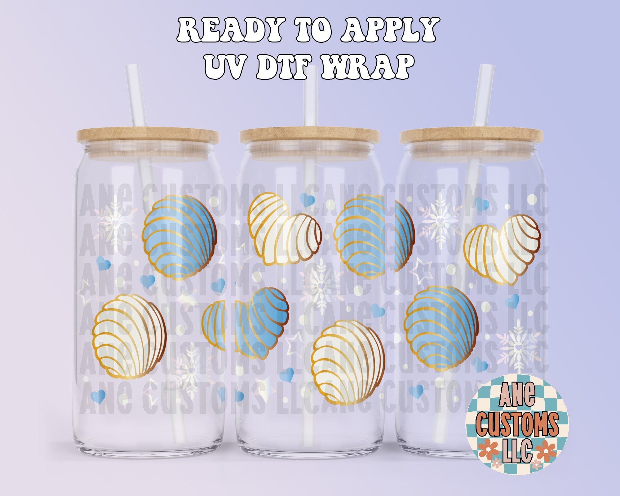 Snowflakes & conchas – ANECUSTOMS