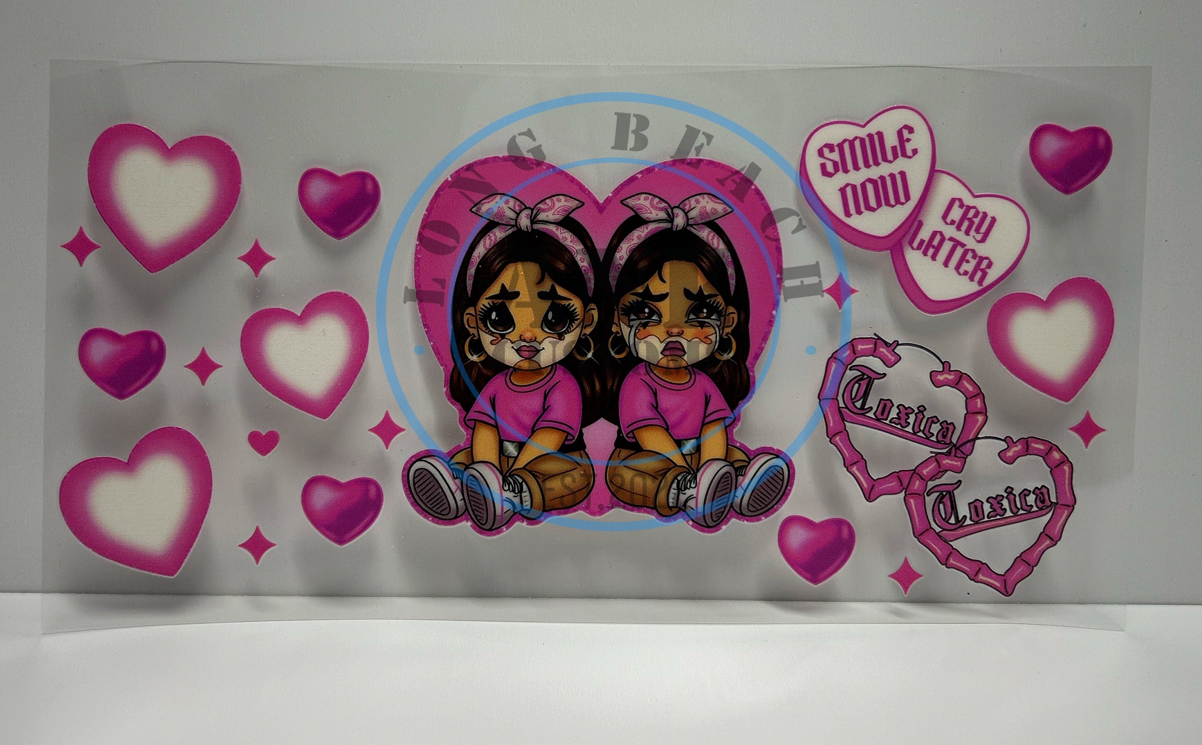Pink toxica #2 UVDTF WRAP – ANECUSTOMS