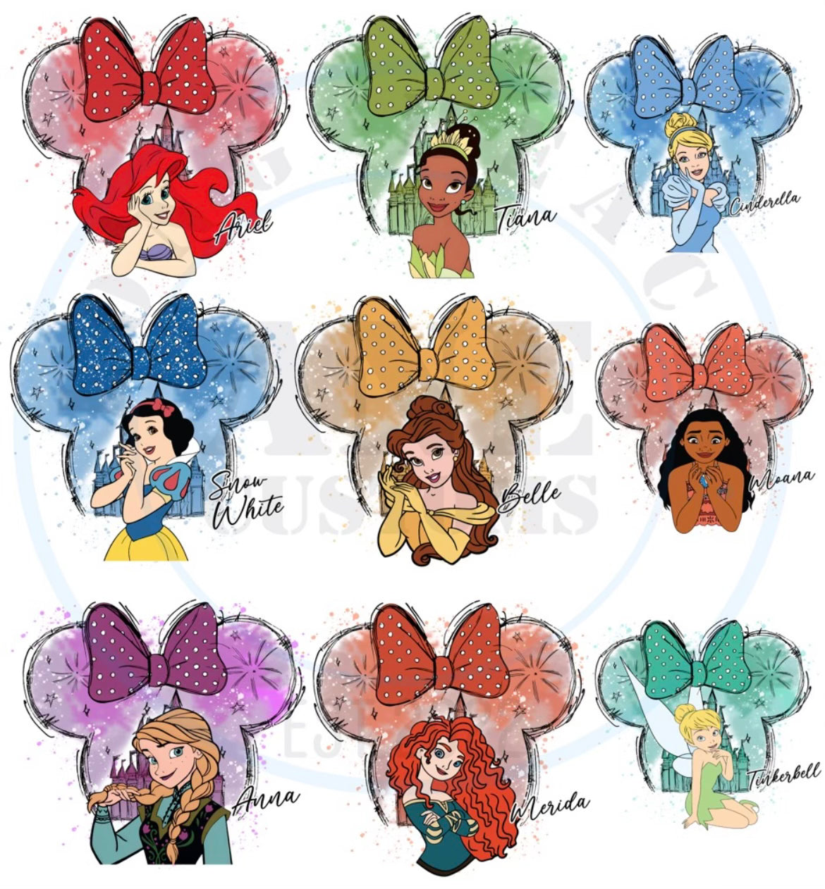 princess #1 gang sheet – ANECUSTOMS